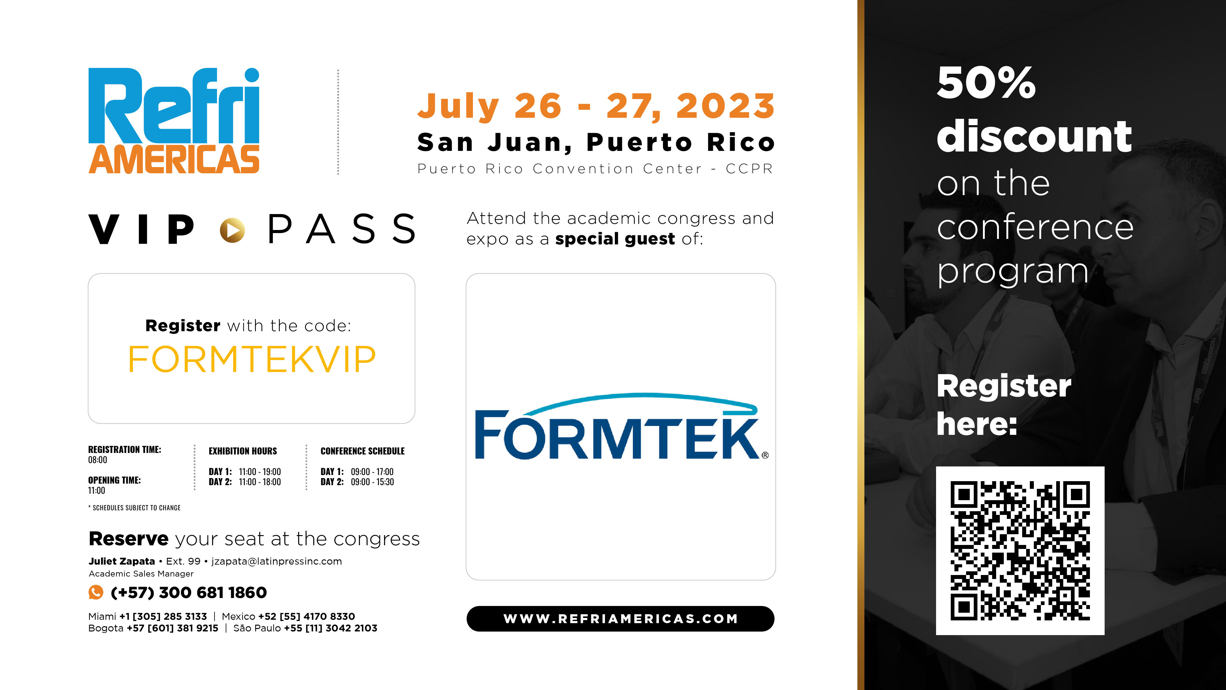 Formtek International to Exhibit in Puerto Rico for RefriAmericas 2023
